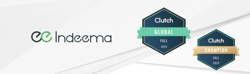 Two Awards At Once: Indeema Was Awarded By Clutch For Exceptional Service | Indeema Software